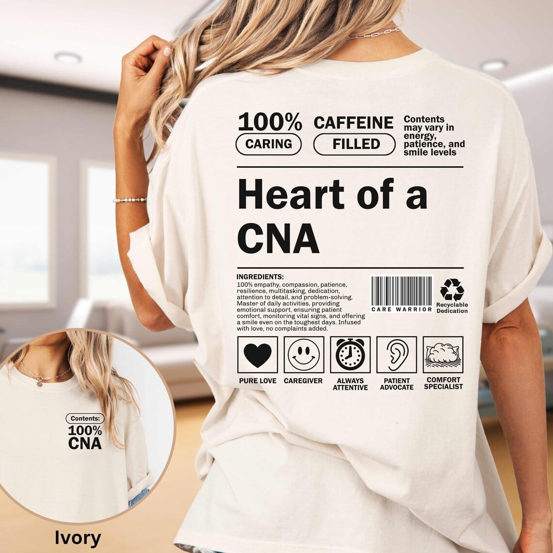 Cna Shirt Cna Gift Tshirt Certified Nursingistant Nurse Shirt Nurse Staff Shirts Nurses Week ...