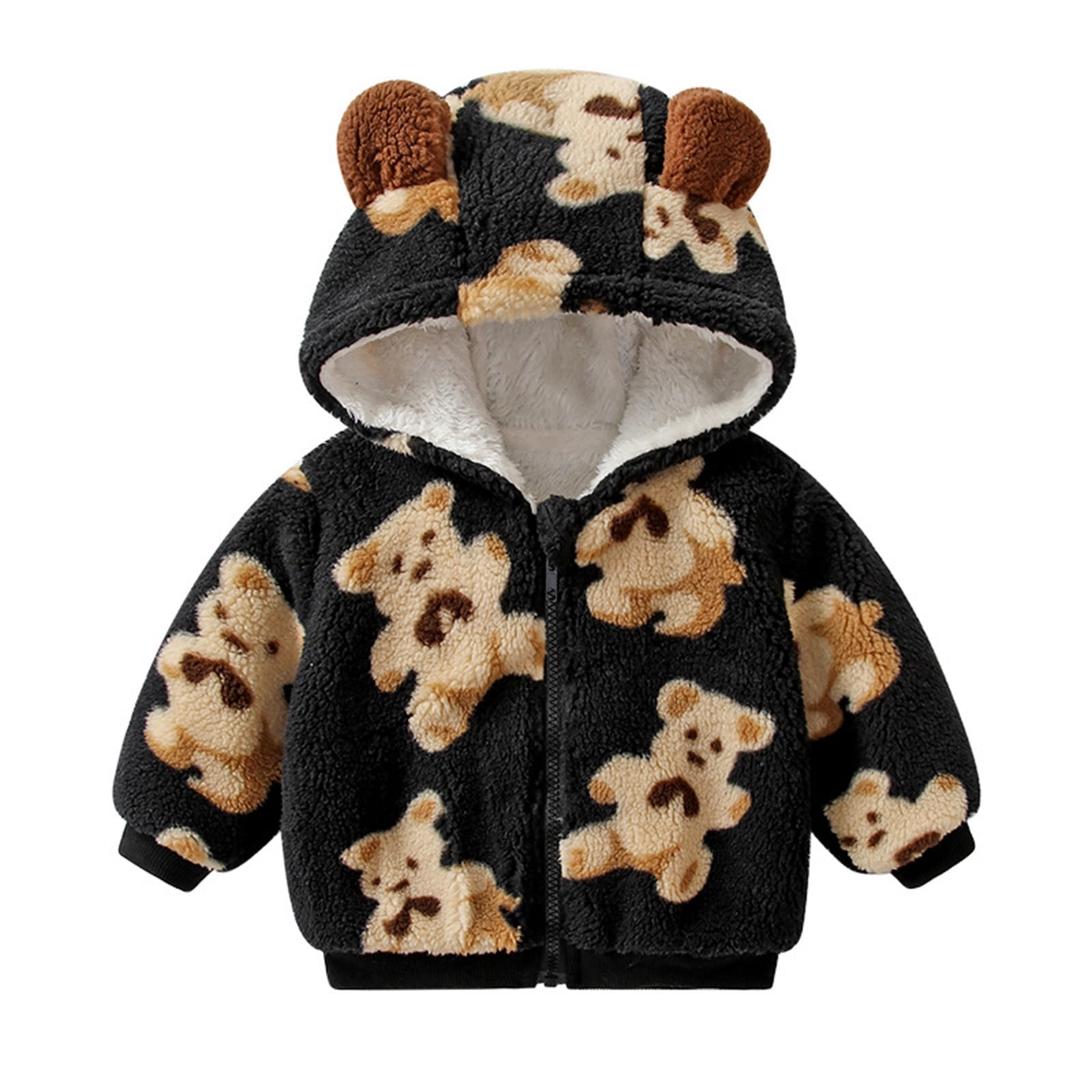 Cnbwig Bomber Jacket for Girls Coat Soft Warm Jacket Baby Cozy Winter ...