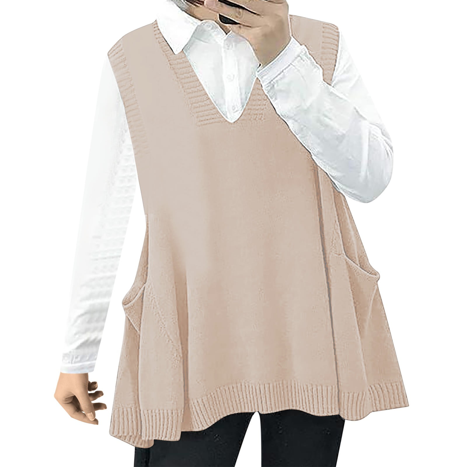 Cnbwig Fall Sweaters for Women 2025 Loose Swing Chunky Cute Sweater ...