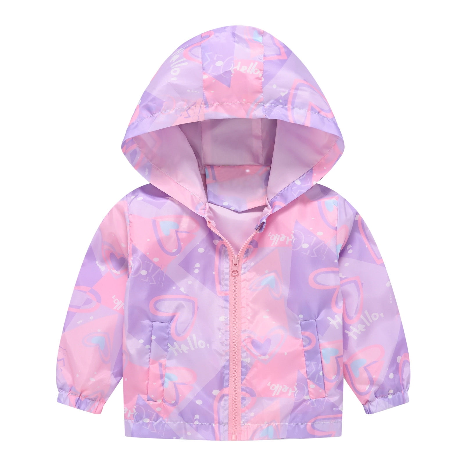 Cnbwig Kid Puffer Jacket for Girls Winter Toddler Cartoon Floral ...