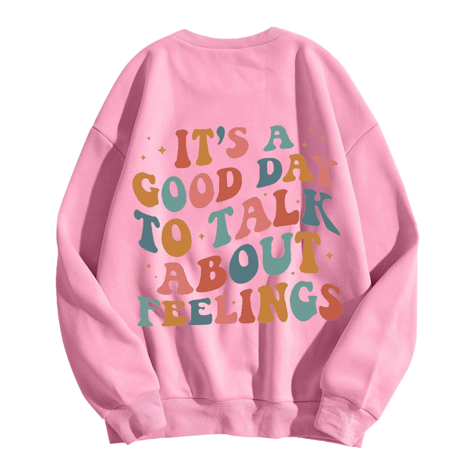Cnbwig Sweatshirts for Women Loose Tops Sweatshirt Oversized Hoodless ...