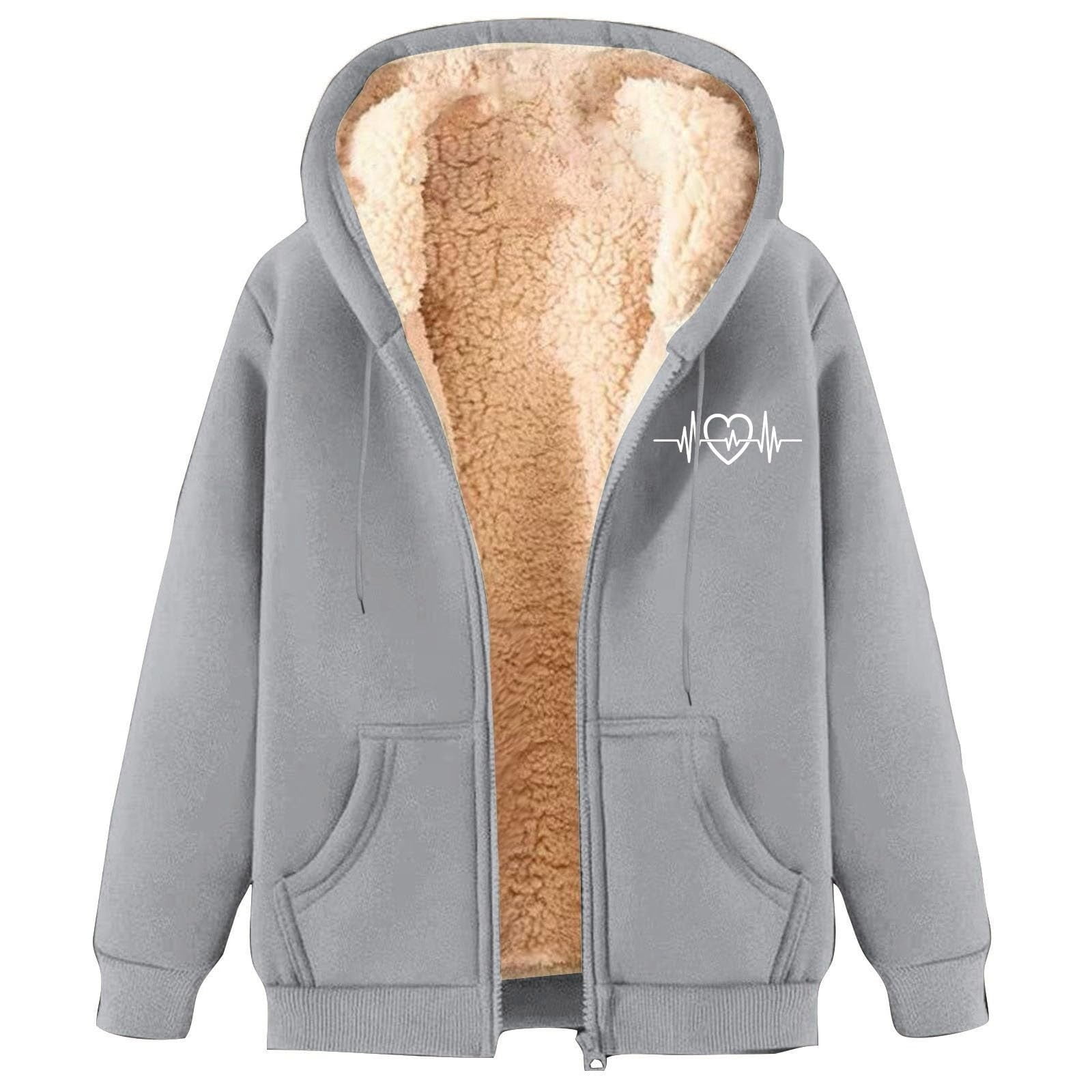 Cnbwig Winter Coats for Women Heavyweight Hooded Jacket Warm Lined ...