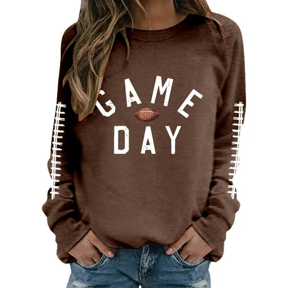 Cnbwig Womens Hoodies Sweatshirts Pullover Casual Crewneck Sweatshirt ...