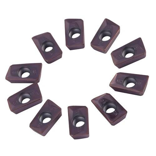 Cnc Carbide Inserts Cutting Tool Set 10 Piece Lathe Turning Blades With ...