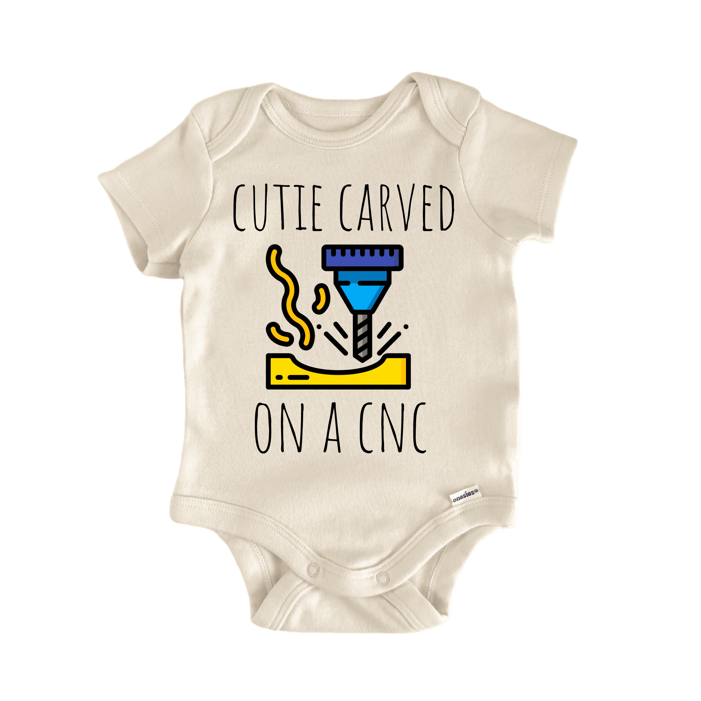 Cnc Machine Router Wood Newborn Baby Bodysuit - Walmart.com