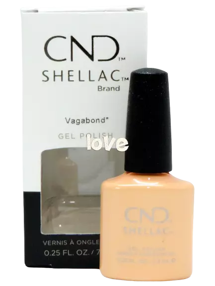 Cnd Shellac Gel Nail Polish 0.25Fl.Oz Uv/Led Gel Color #92350- Vagabond - Walmart.com