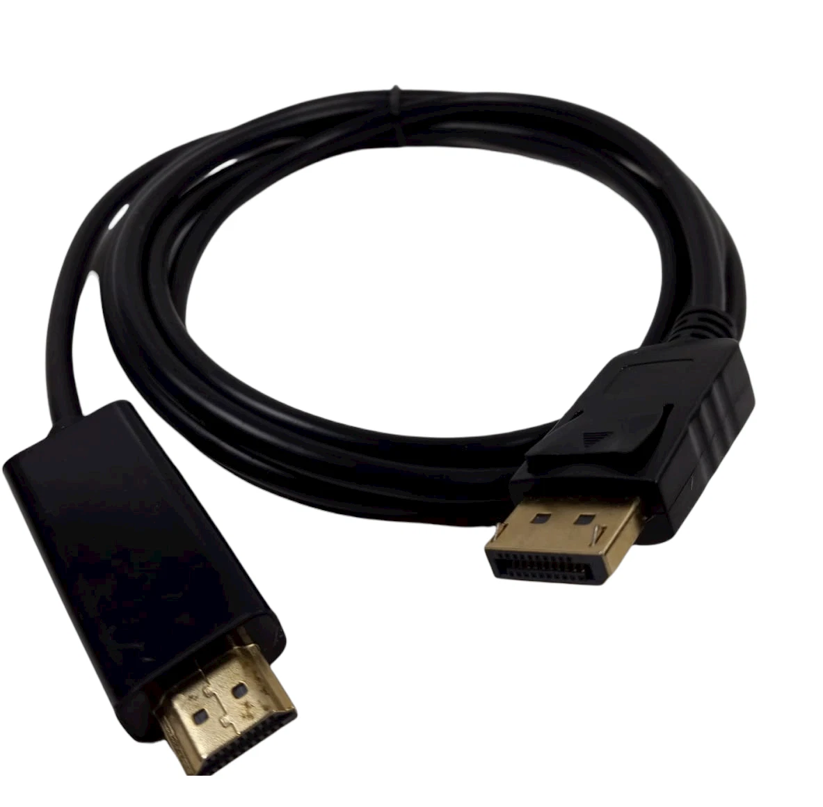 Cne96374 Premium Black Display Port Male To Hdmi Male Cable - 6 Feet/2 ...