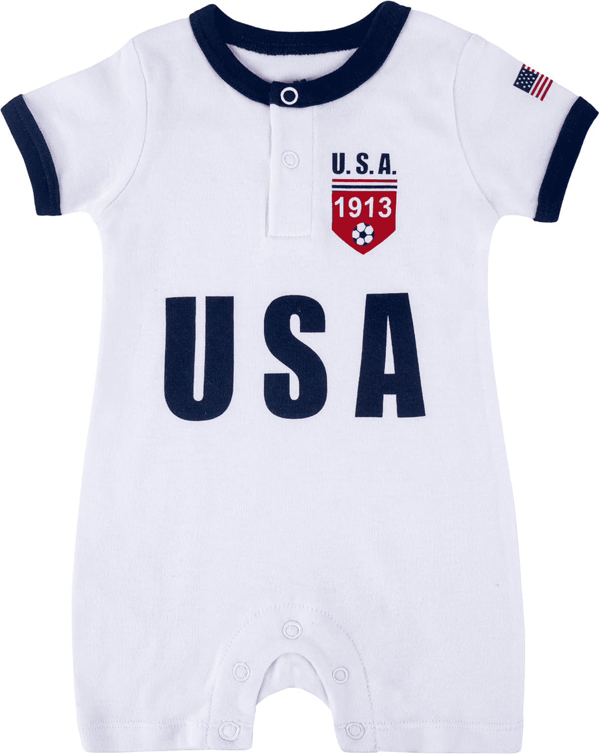 Cnins, Newborn US Soccer Jersey Romper, 0-3 months, Unisex Baby Onesie ...