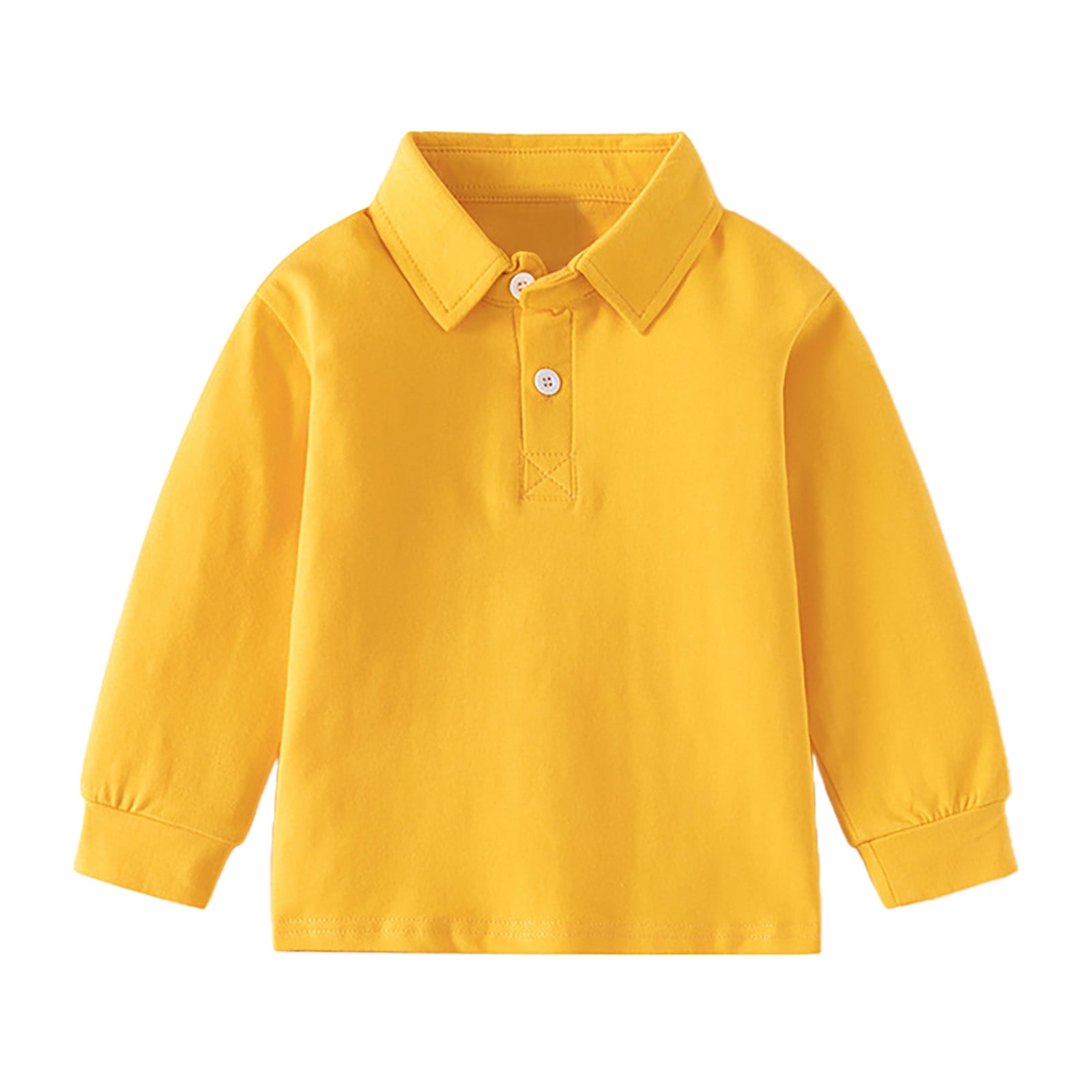 Cnuiaeg Boys Polo Shirts Kids School Uniform Shirts Long Sleeve Girls Collared Shirts,Color ...