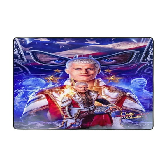 Co-Dy Wrestler Rh0d Area Rugs Kid Bedroom Soft Mat Carpet Non-Slip ...