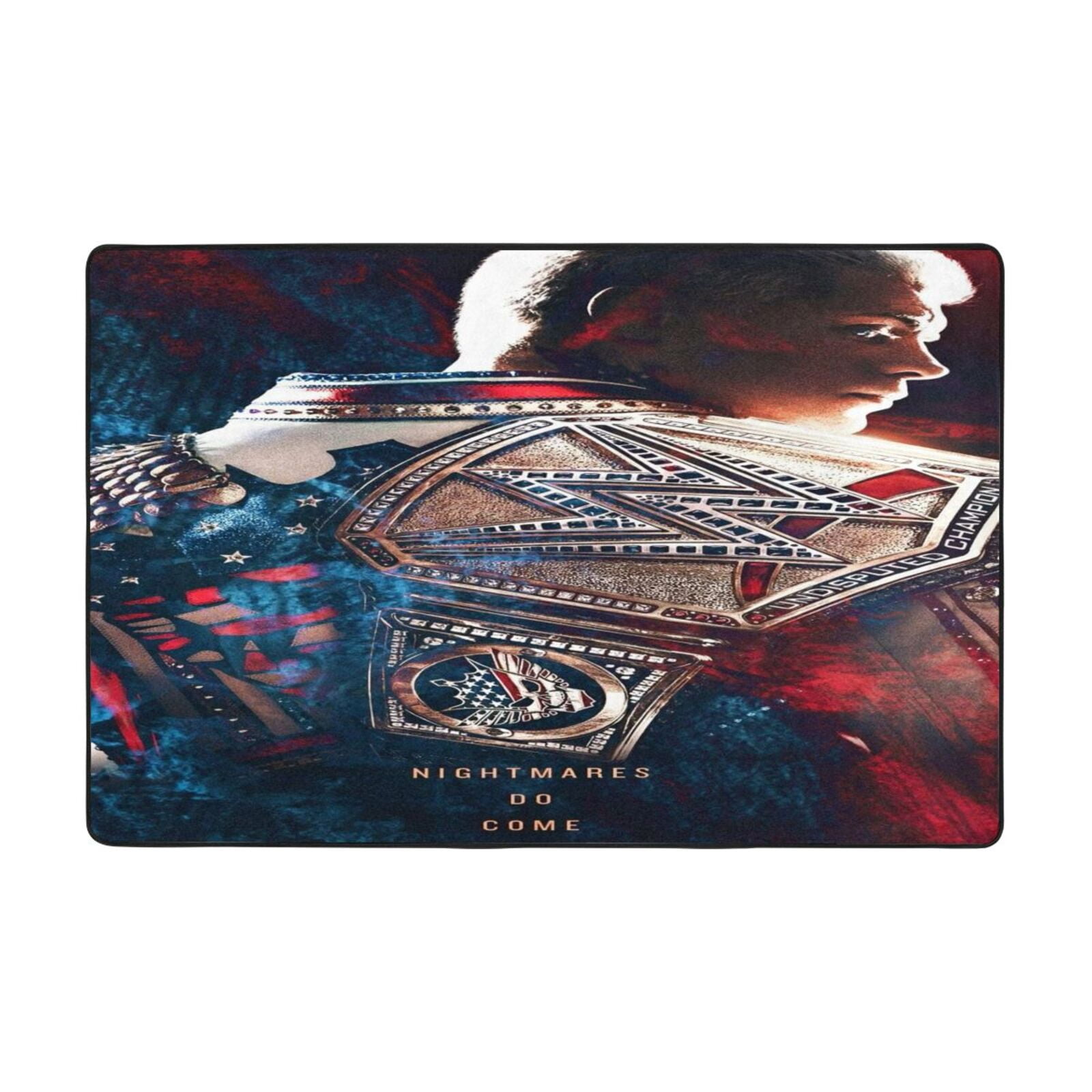 Co-Dy Wrestler Rh0d Area Rugs Kid Bedroom Soft Mat Carpet Non-Slip ...