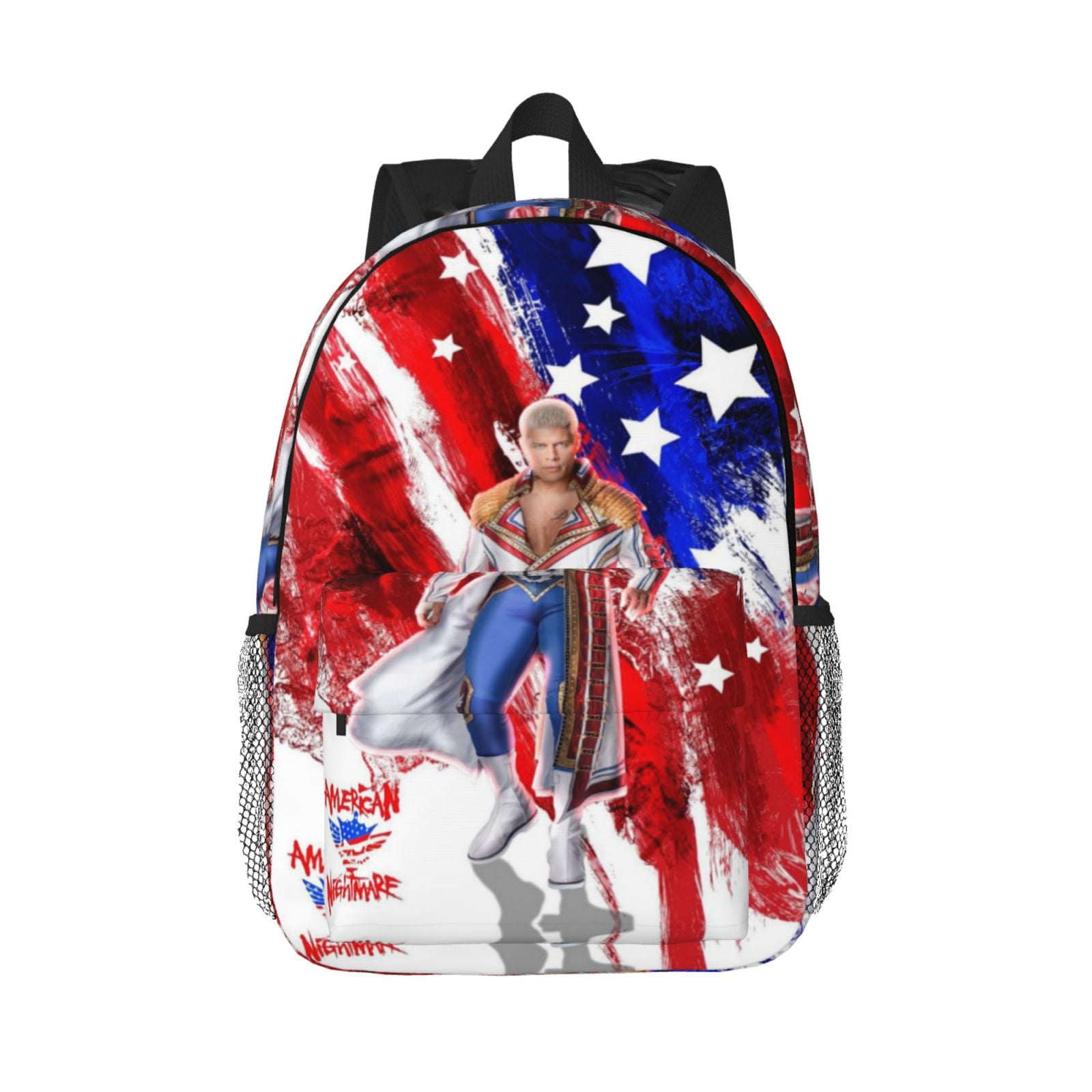 Co-Dy Wrestler Rh0d Backpack Cartoon Laptop Backpack With Front Pocket ...