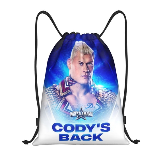 Co-Dy Wrestler Rh0d Drawstring Bags Unisex Drawstring Backpack 3d Print ...