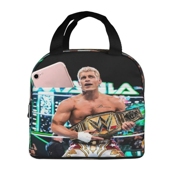 Co-Dy Wrestler Rh0d Lunch Box Insulated Lunch Bag For Women Men ...