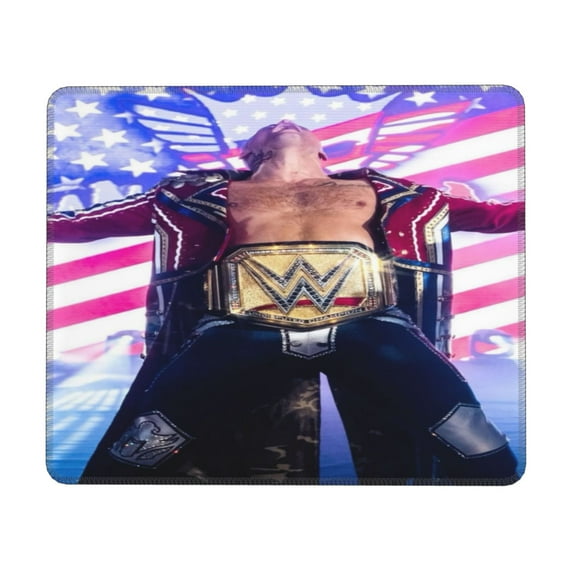 Co-Dy Wrestler Rh0d Mouse Pad Square Stitched Edges Non-Slip Rubber ...