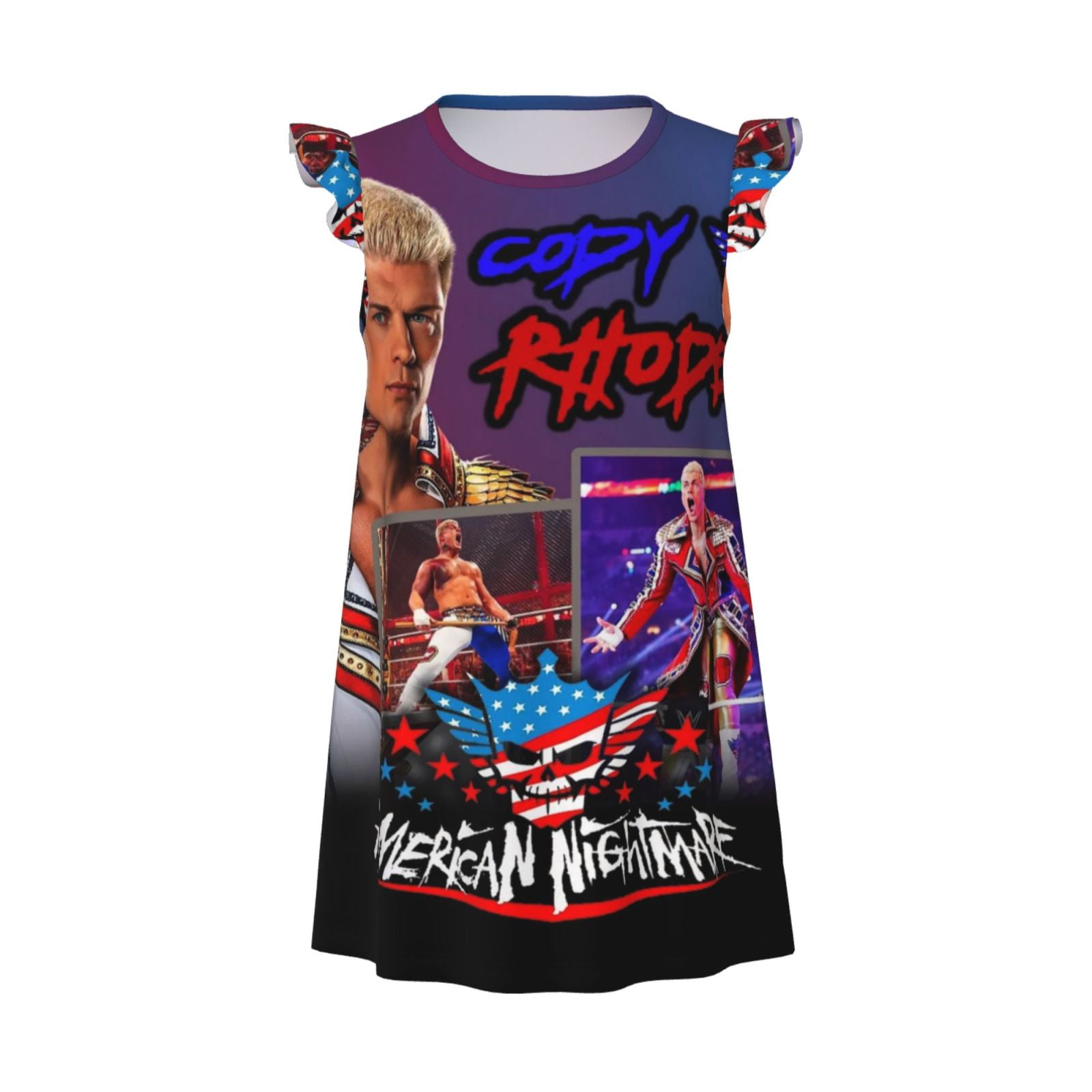 Co-Dy Wrestler Rh0d Nightgown Princess Pajama Dresses For Sleepwear ...