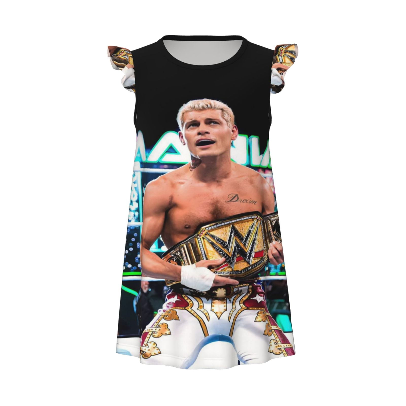 Co-Dy Wrestler Rh0d Nightgown Princess Pajama Dresses For Sleepwear ...