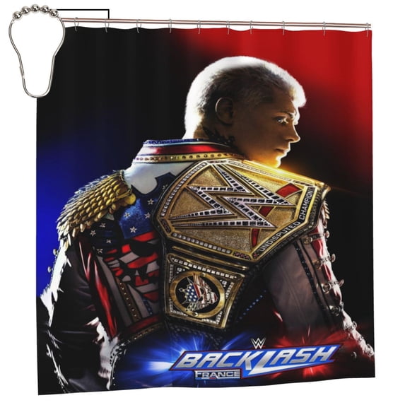 Co-Dy Wrestler Rh0d Shower Curtain For Kids Children Cute Shower ...