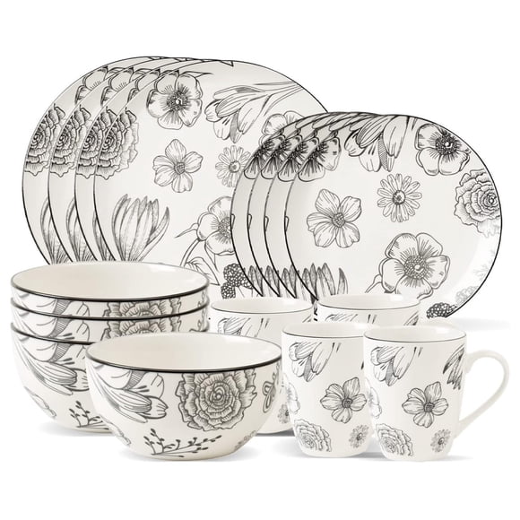 Floral Dinnerware Sets for Home Dining and Entertaining at Walmart