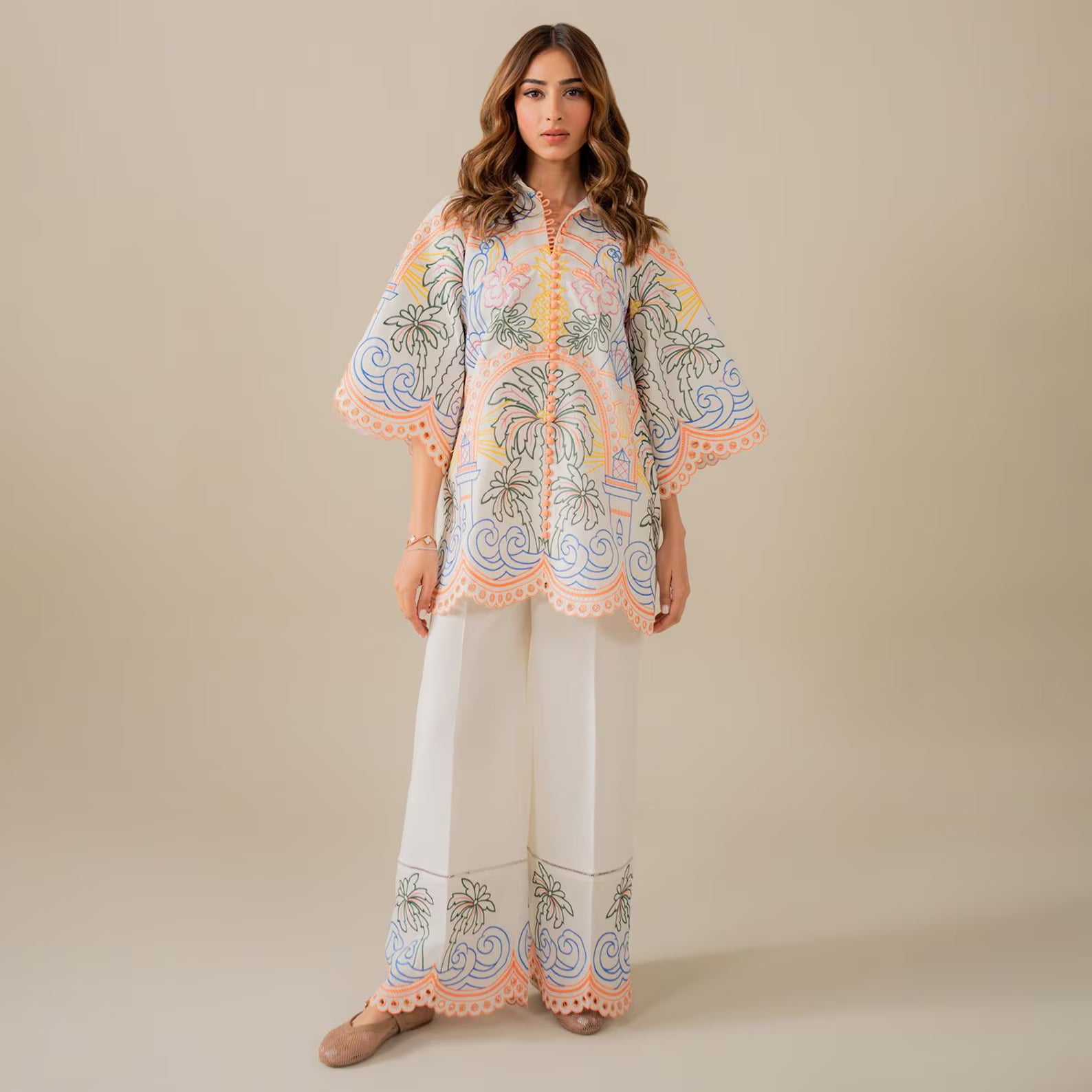 Co-Ord Set, Boho Co-Ord Set, Muslin Co-Ord for Women, Bohemian Set, Two ...