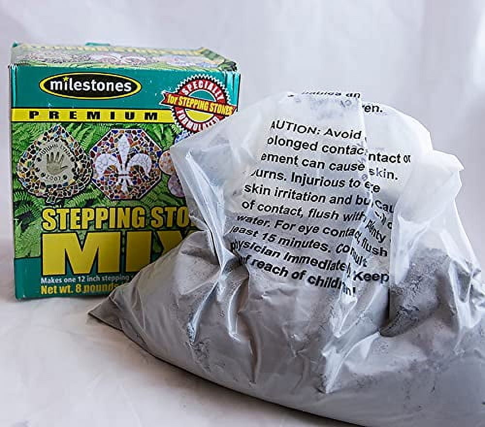 Co. Premium Stepping Stone Cement Mix 8 Pound Box for Stepping Stone Kits - 903-16102 - Walmart.com