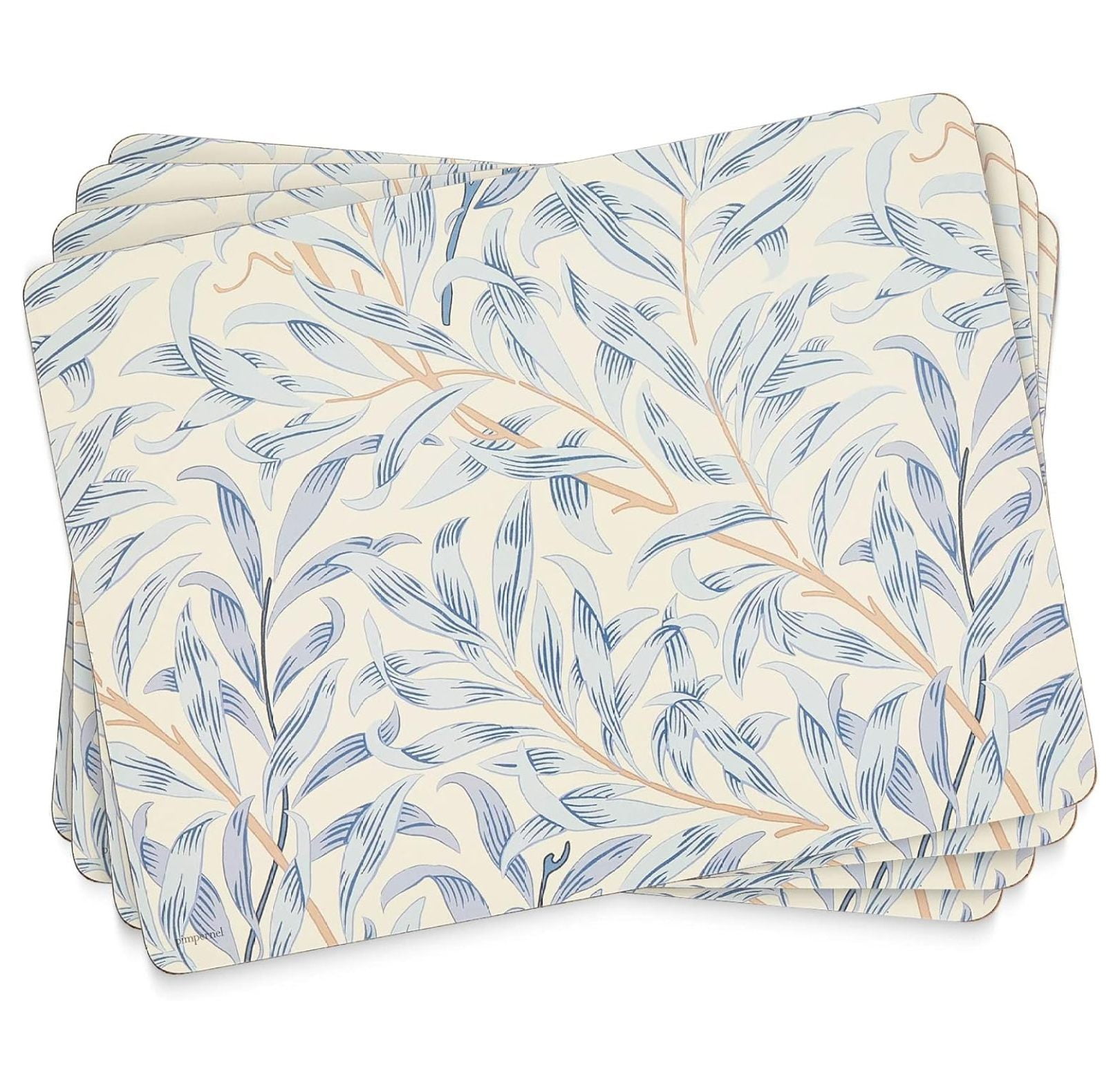 & Co Willow Bough Collection Placemats | Set of 4 | Heat Resistant Mats ...