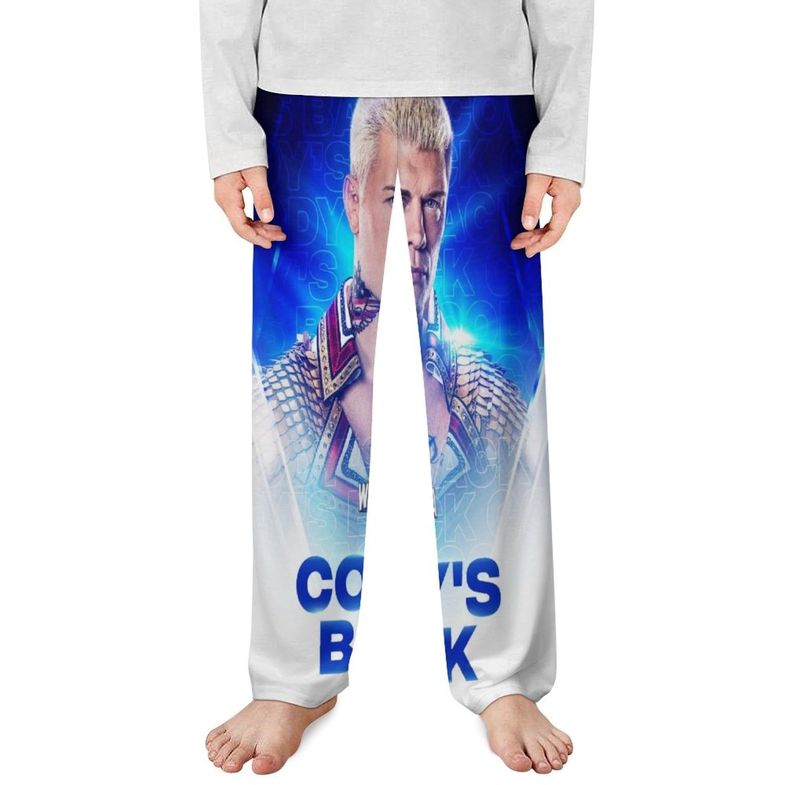 Co-dy Wrestler Rh0d Pajama Pants Cartoon Casual Lounge PJ Bottoms with ...