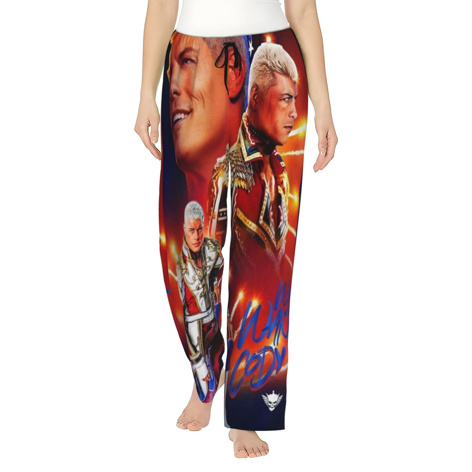 Co-dy Wrestler Rh0d Pajama Pants for Women Cartoon Pajama Pants All ...
