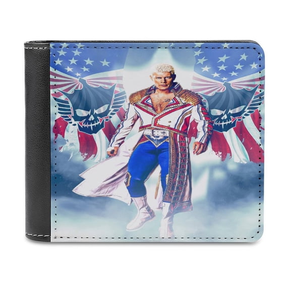 Co-dy Wrestler Rh0d Wallet for Men Leather Purse Clutch Card Holders ...