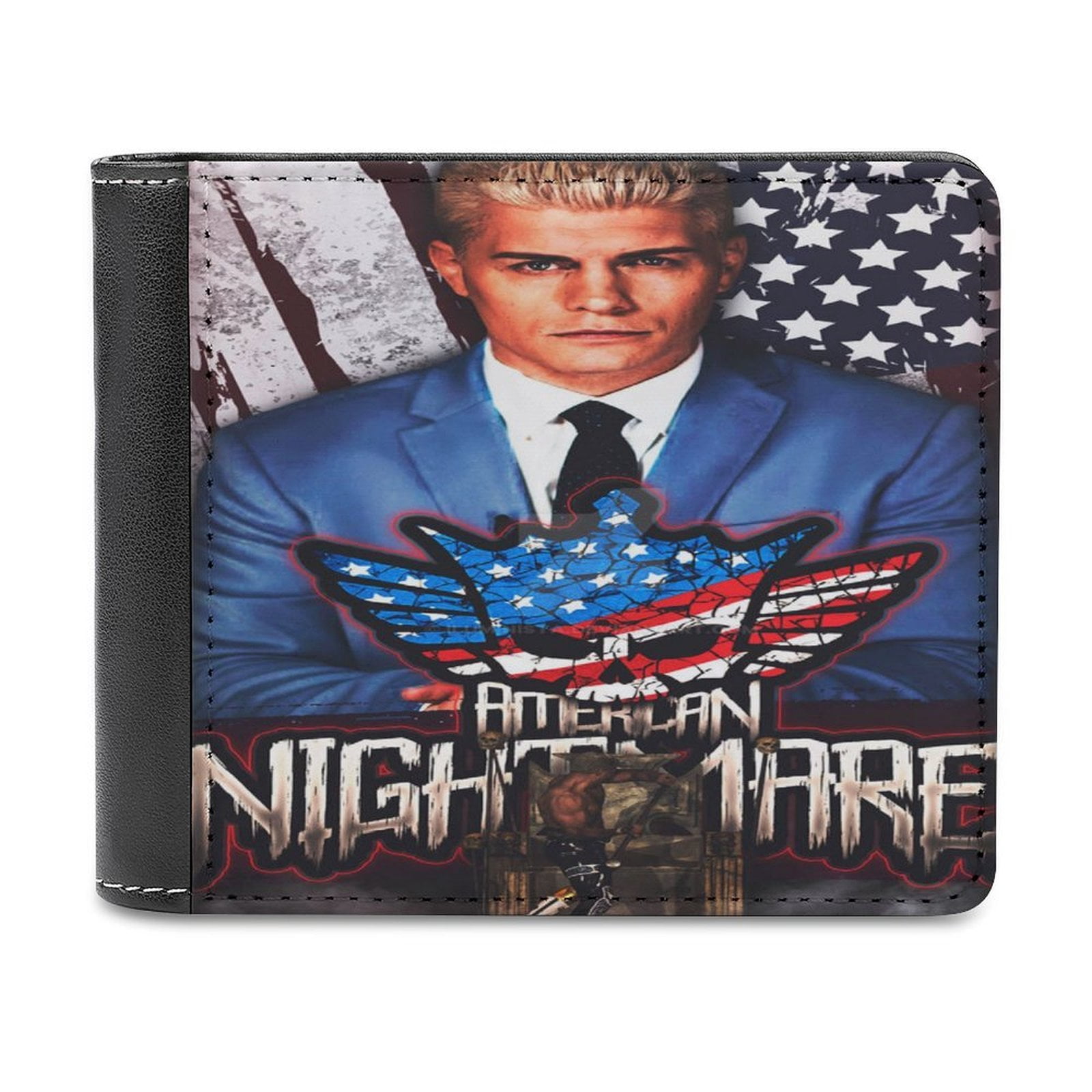 Co-dy Wrestler Rh0d Wallet for Men Leather Purse Clutch Card Holders ...