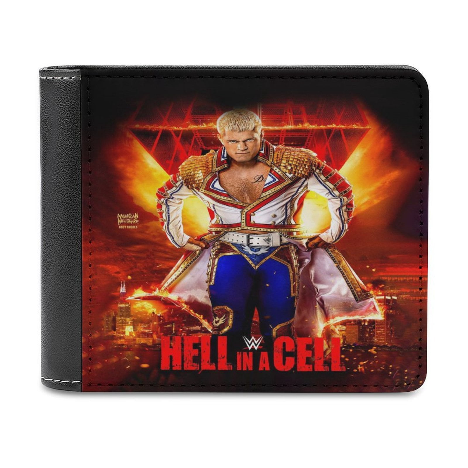 Co-dy Wrestler Rh0d Wallet for Men Leather Purse Clutch Card Holders ...