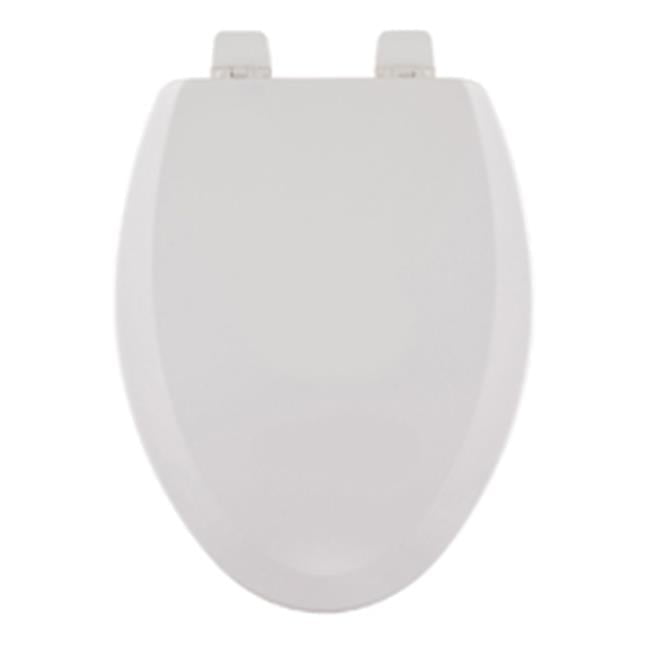 Co-injected Wood Seat Elong - White - Walmart.com