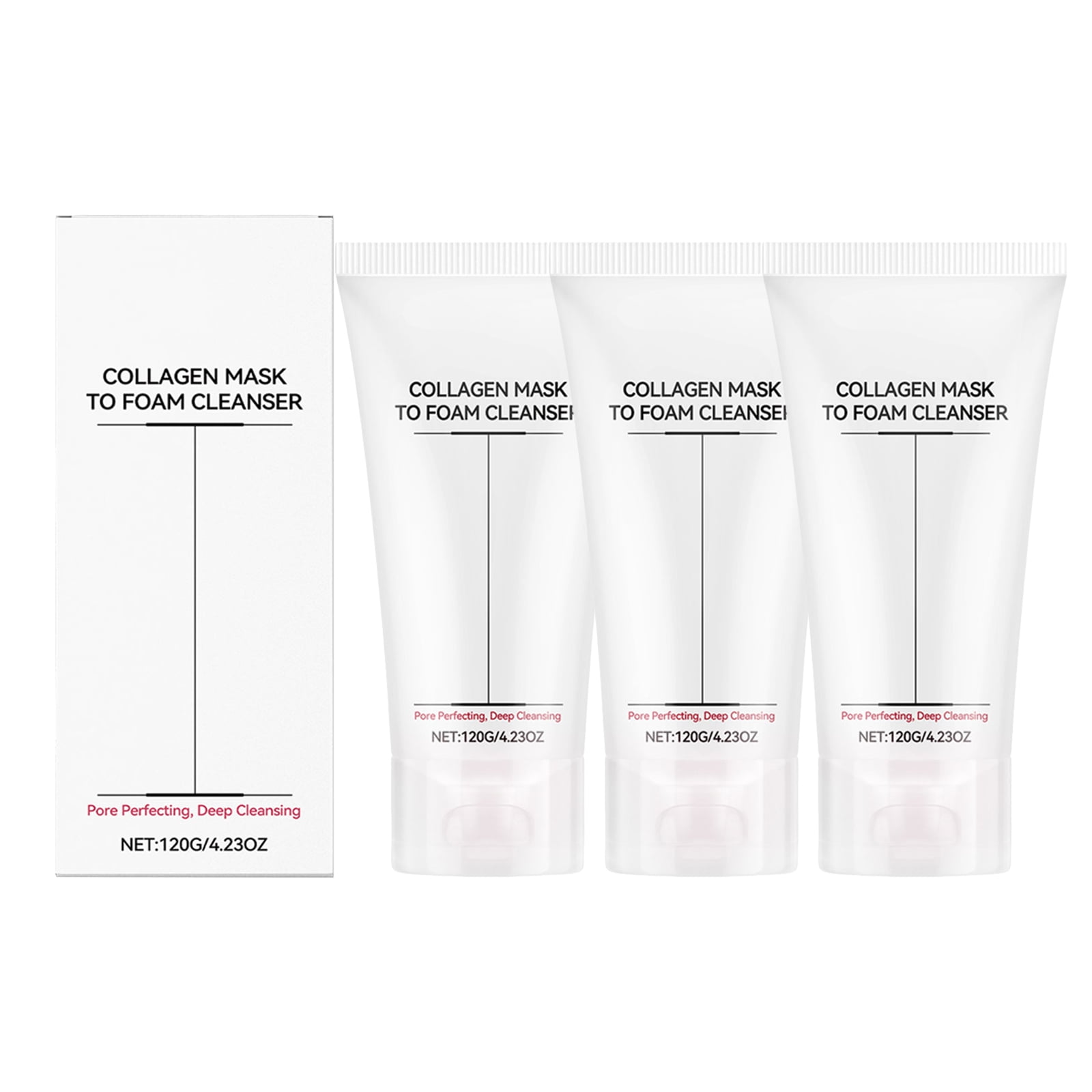 Co-llagen Mask To Foam Cleanser, Face Wash for Women, 2-in-1 Pore Mask ...