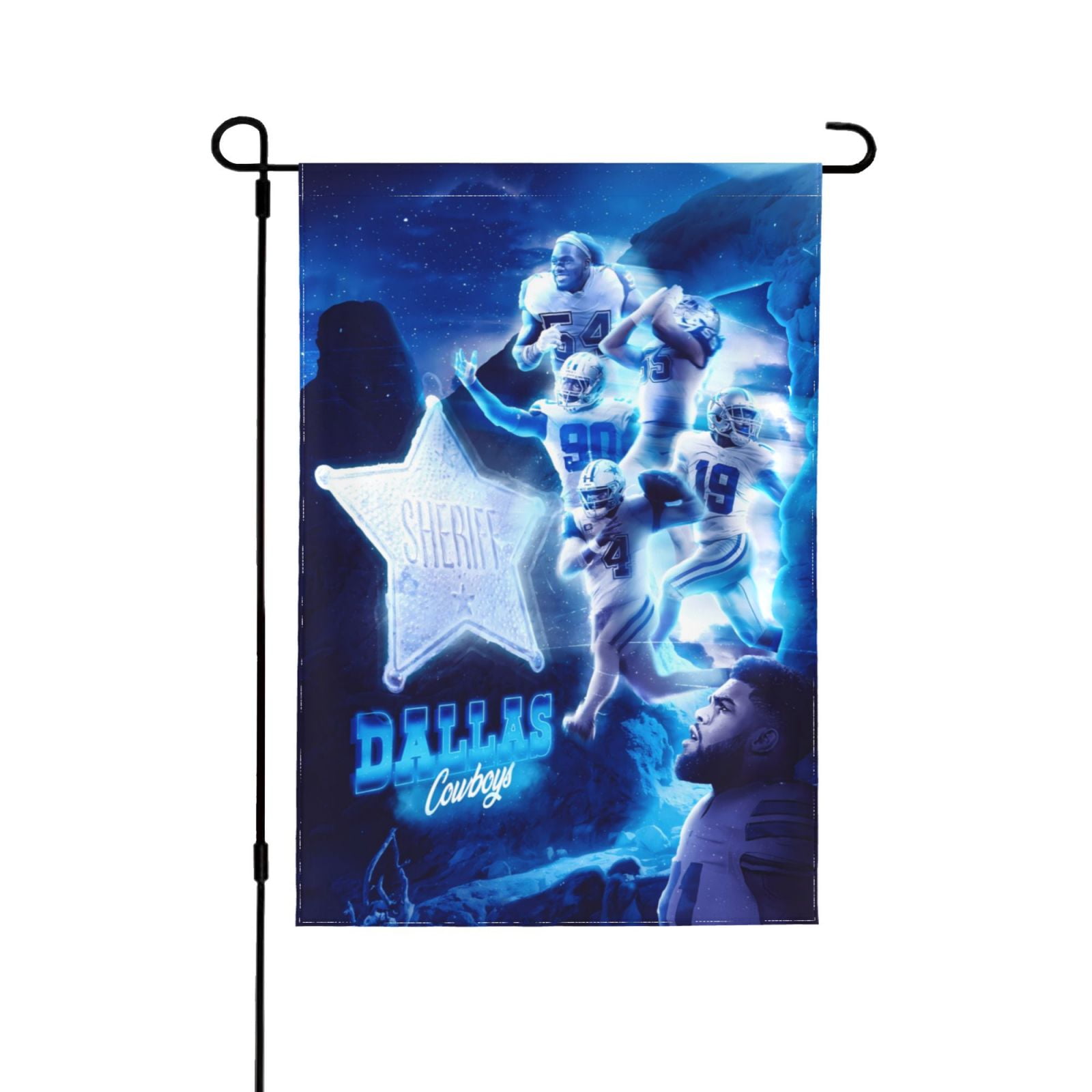Co_wbo_ys Double Sided Garden Flag Football Team Theme, Game Day Fan ...
