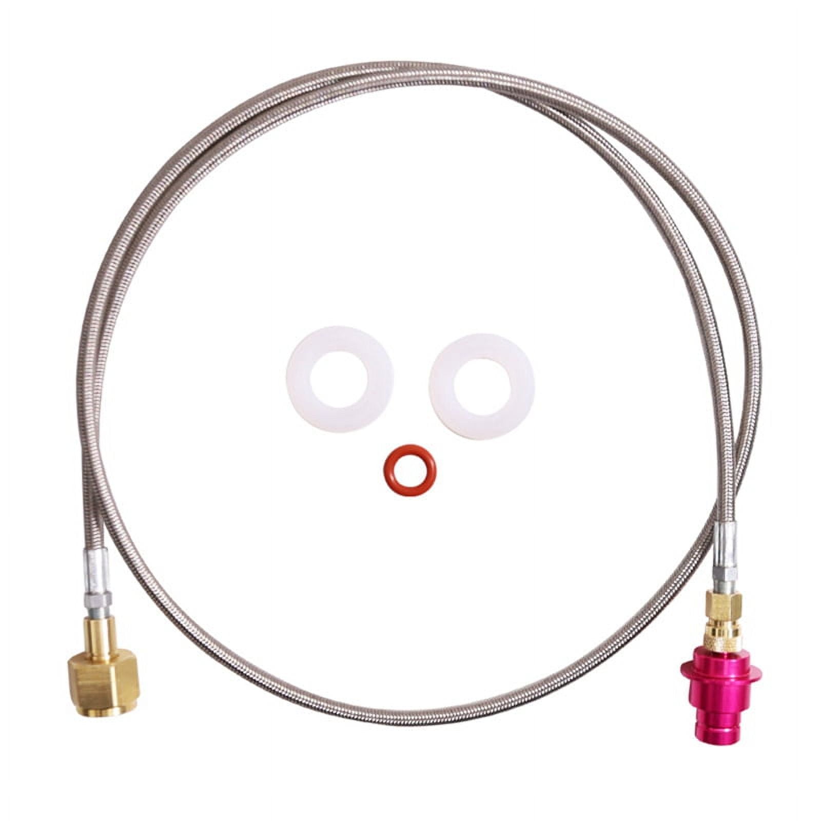 Co2 Adapter Soda Quick Connect Hose 1.5 M for Larger CO2 Bottles ...