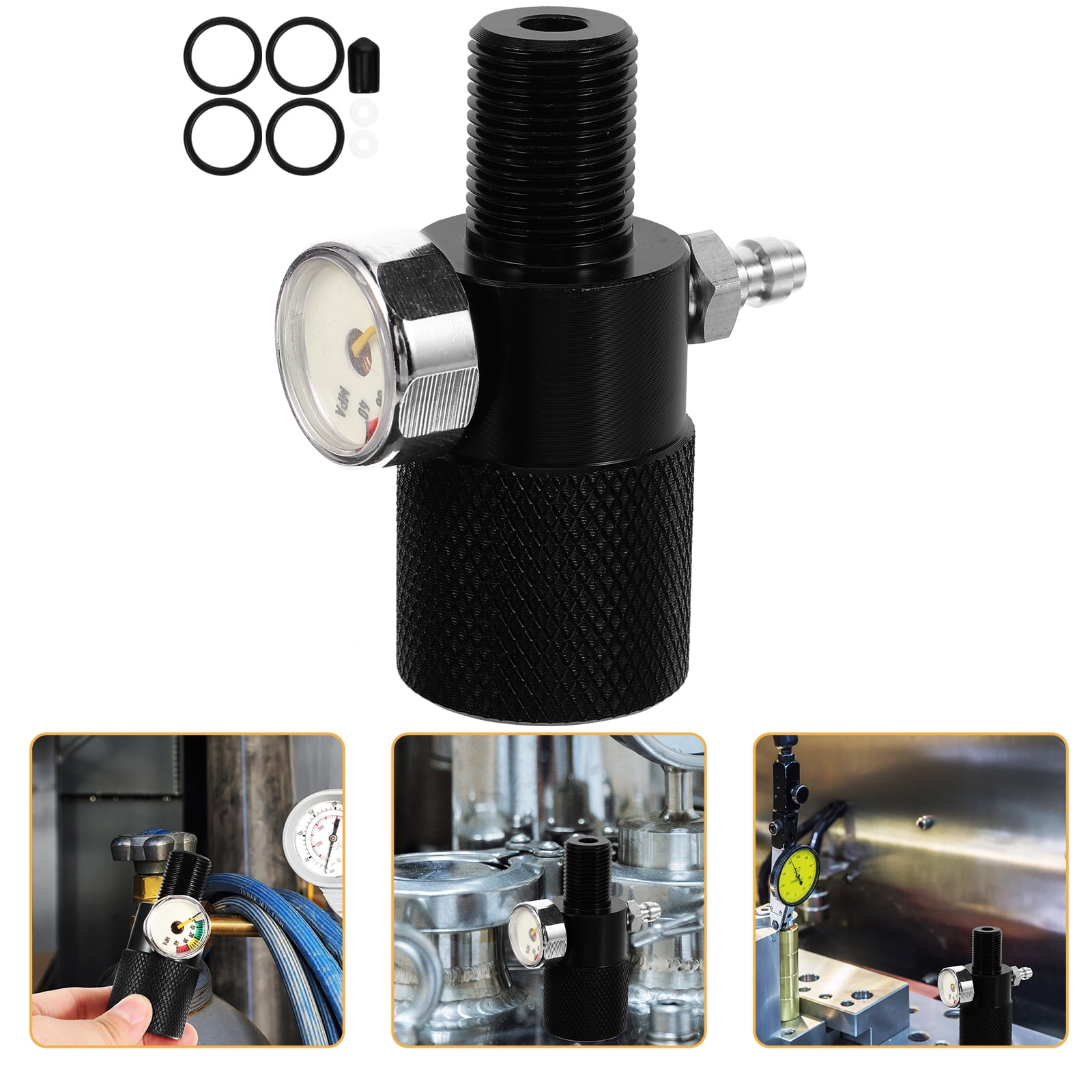 Co2 Tank Fill Adapter Soda Maker Valve Quick Release Canister Adapter ...