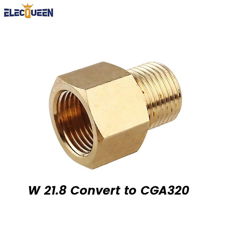 Co2 Thread Adapter W21.8 Thread To Cga320 Adapters Cylinders For Co2 ...