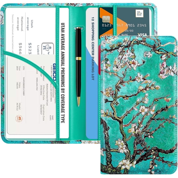 CoBak Car Registration and Insurance Holder - Vehicle Glove Box Car ...