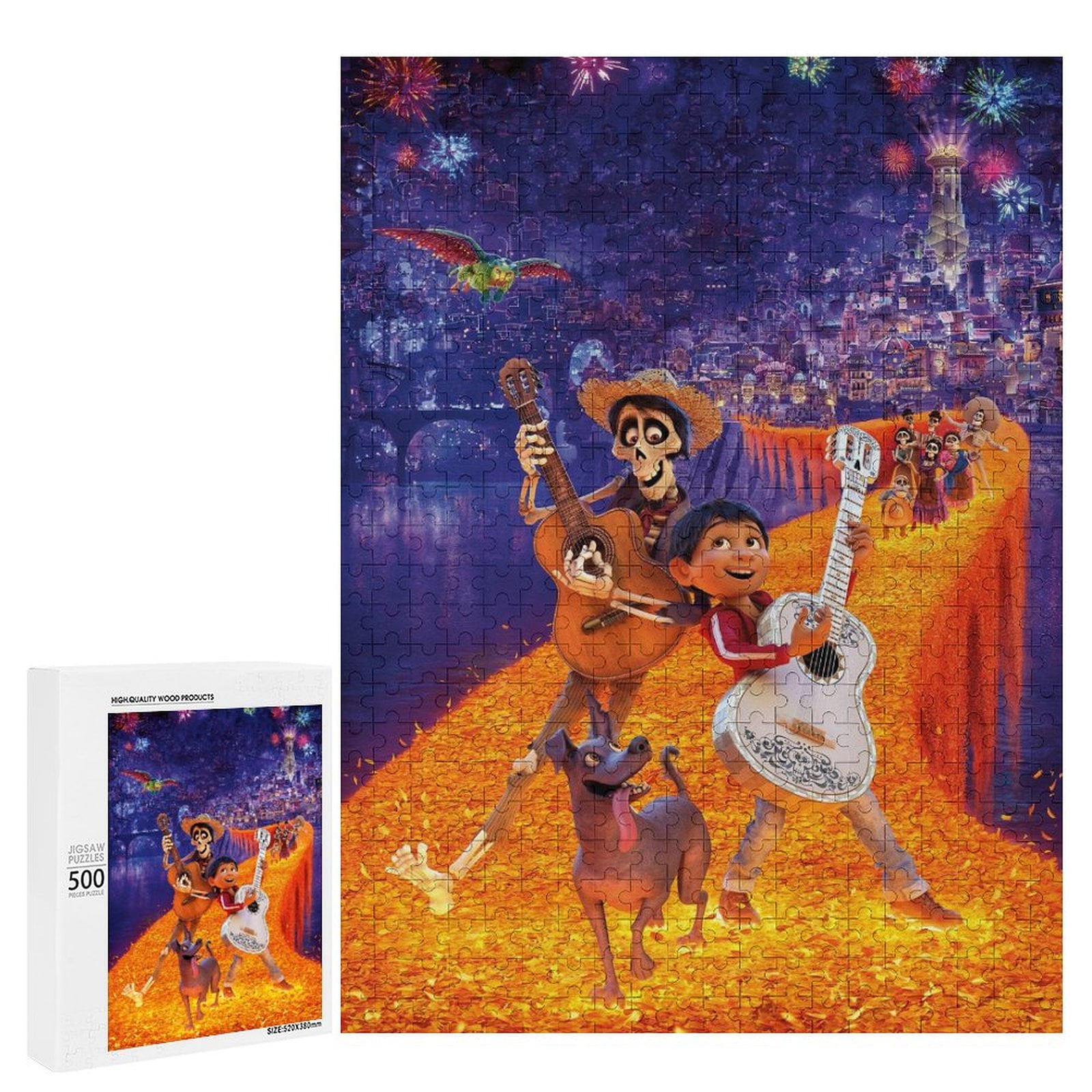 CoCo Puzzle For Adults & Kids - 500 PCS Jigsaw Puzzle For Boys Girls ...