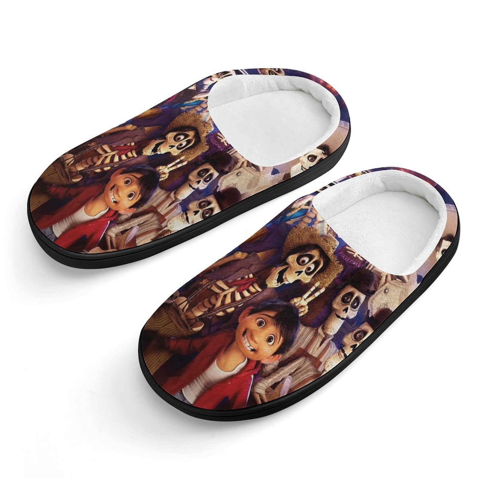 CoCo Slippers for Kids, Cute Soft Plush Anti-slip Fluffy Fuzzy House ...