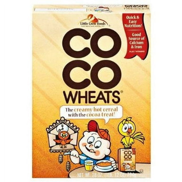 CoCo Wheats Hot Cereal AIF4 Cocoa 28 oz - Walmart.com