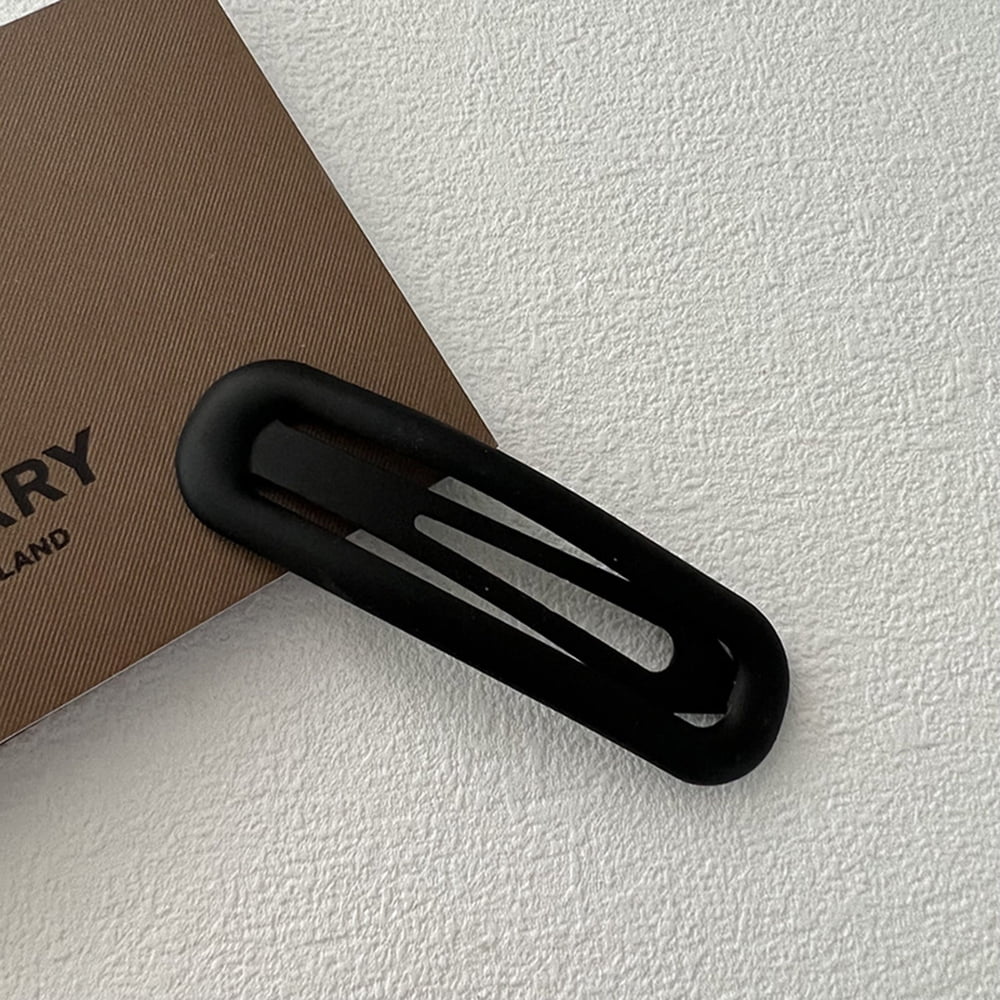 CoCoMangos 7cm Morandi Color Frosted Rectangle Hair Clips Women Bangs ...