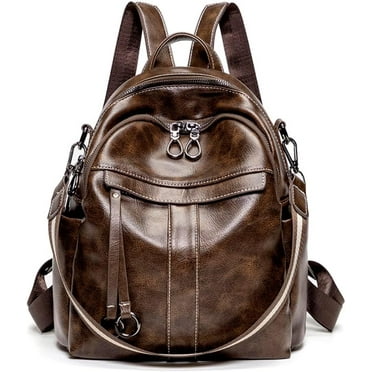 UTO Women Backpack PU Leather Ladies Fashion Handbags Backpacks ...