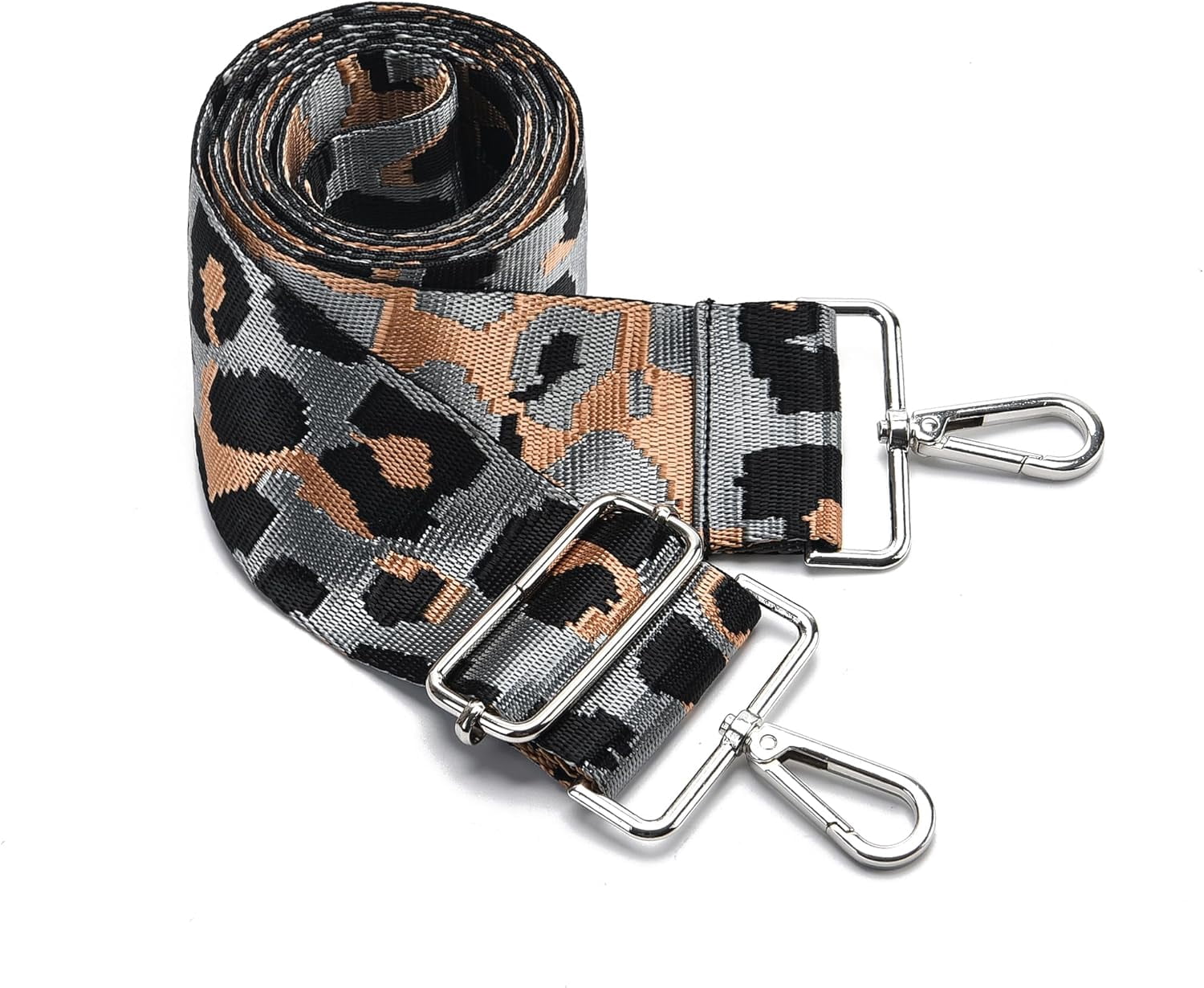 CoCoMangos Bag Strap Silver Hardware Wide Replacement Crossbody Straps ...