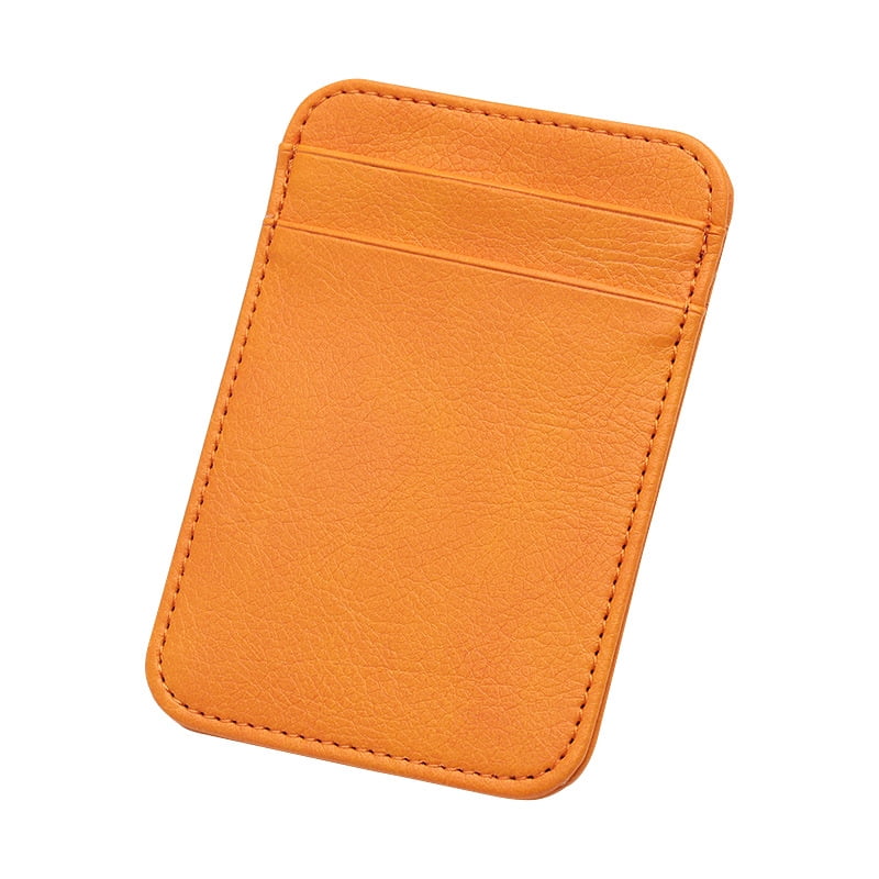 CoCoMangos Classical Vertical Solid Credit Card Holder Multi-Card ...