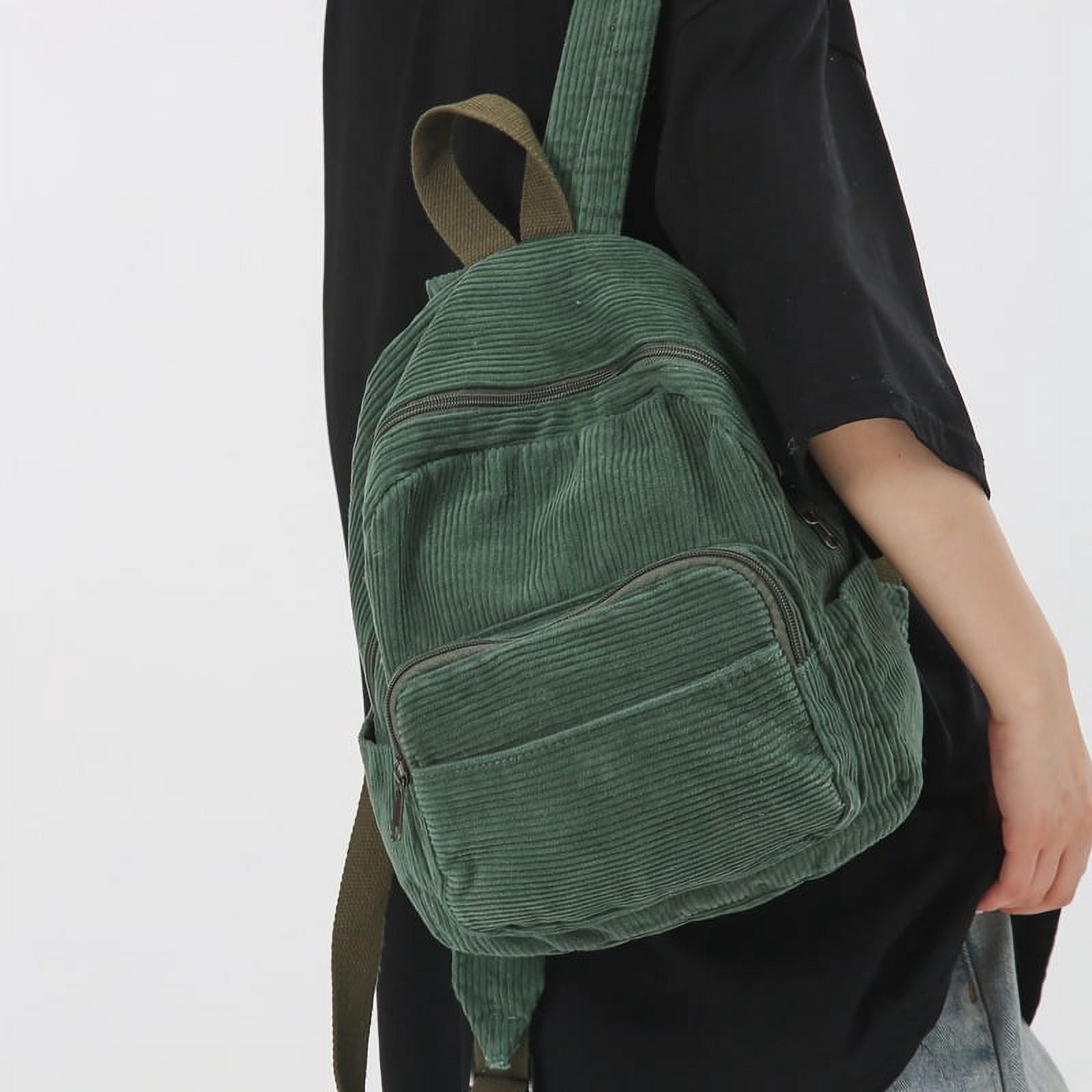 CoCoMangos Corduroy Mini Backpack Autumn/Winter Korean Edition High ...