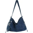 CoCoMangos Denim Shoulder Bags for Women Retro Jean Hobo Purse With ...