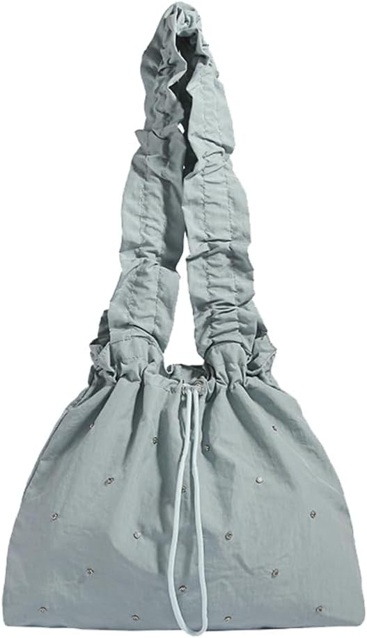 CoCoMangos Drawstring Bucket Bag for Women Nylon Crossbody Bag Gym ...