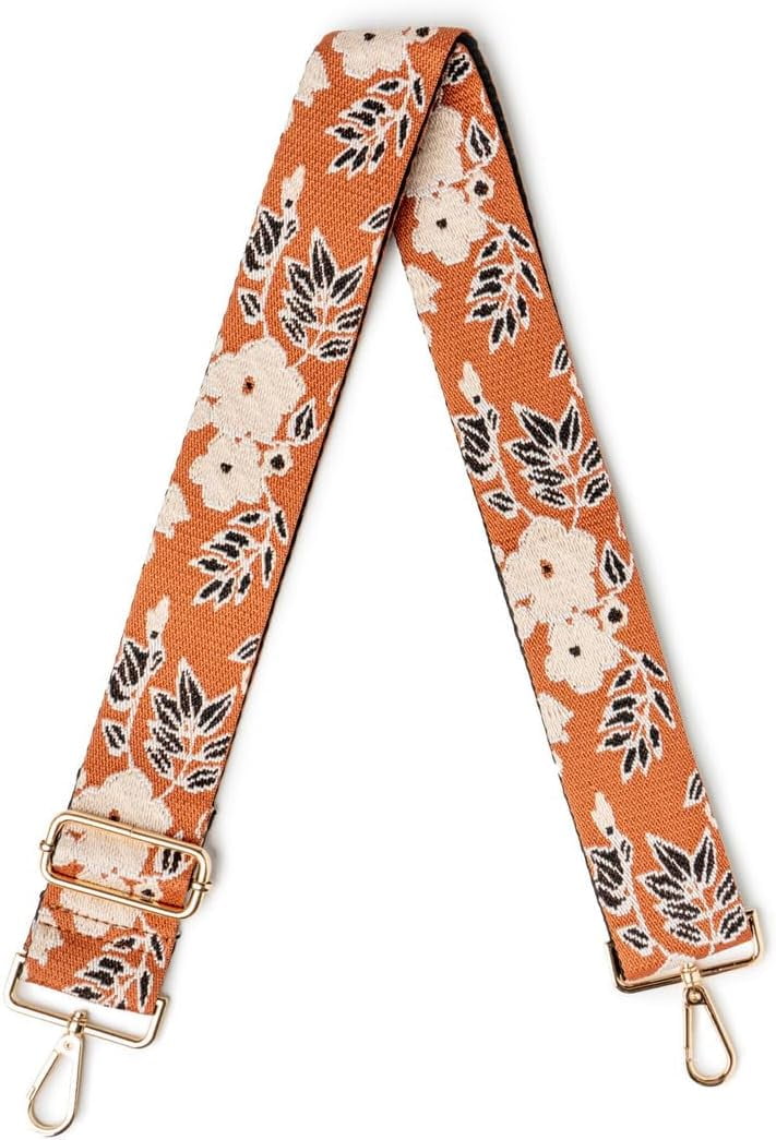 CoCoMangos Embroidered Interchangeable Bag Straps Adjustable Length 55 ...