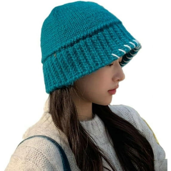 CoCoMangos Knit Beanies Y2k Cold-Proof Beanie Hats for Women Warm ...